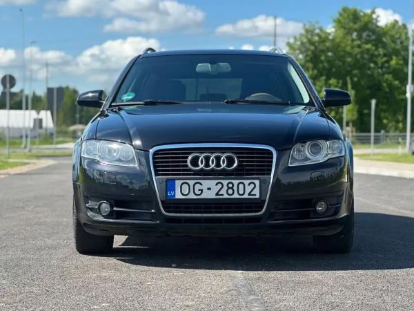 Black Audi A4 2007 in Jelgava, with an engine capacity of 2.00 L and mileage of 310 thousand km for 3590 €, photo 2 on AUTOMOTO.COM.LV