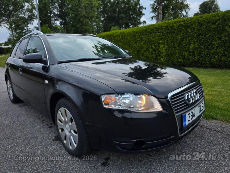 Black Audi A4 2007 in Tallinn, with an engine capacity of 2.00 L and mileage of 393 thousand km for 990 €, photo 4 on AUTOMOTO.COM.LV