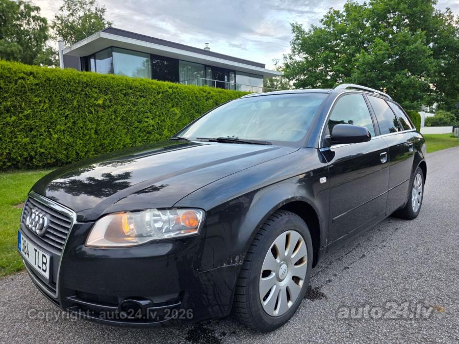 Black Audi A4 2007 in Tallinn, with an engine capacity of 2.00 L and mileage of 393 thousand km for 990 €, photo 7 on AUTOMOTO.COM.LV
