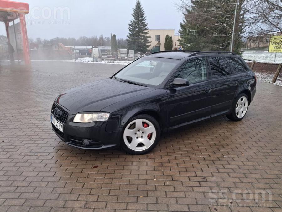 Black Audi A4 2007 in Talsi, with an engine capacity of 3.00 L and mileage of 337 thousand km for 3700 €, photo 1 on AUTOMOTO.COM.LV