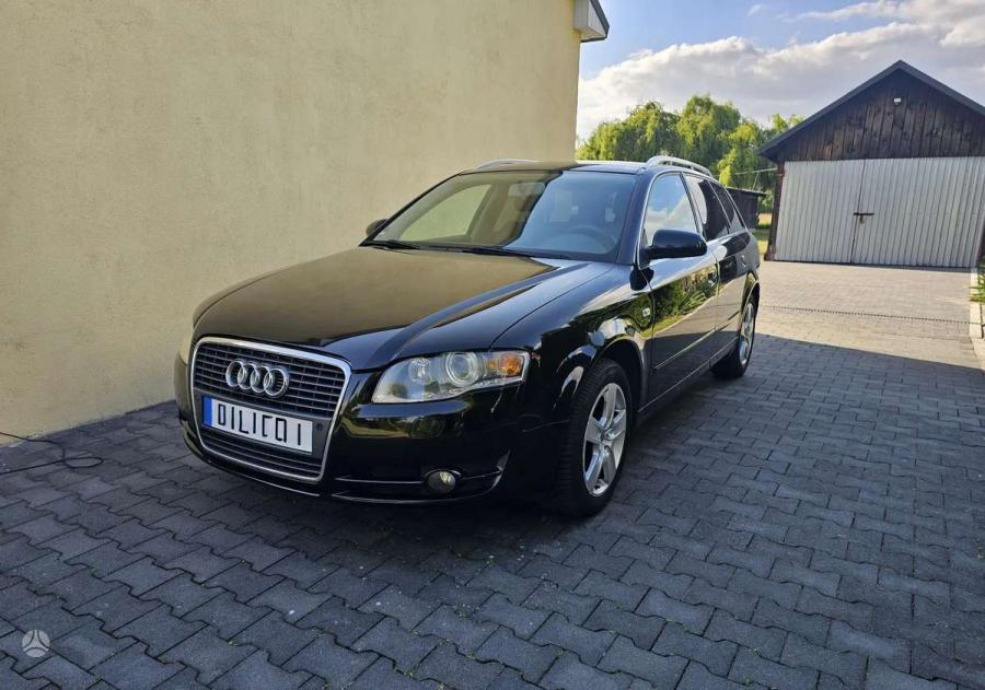 Melns Audi A4 2007 Viļņa, ar dzinēja tilpumu 2.00 L un nobraukumu 299 tūkst. km par 1900 €, foto 3 vietnē AUTOMOTO.COM.LV