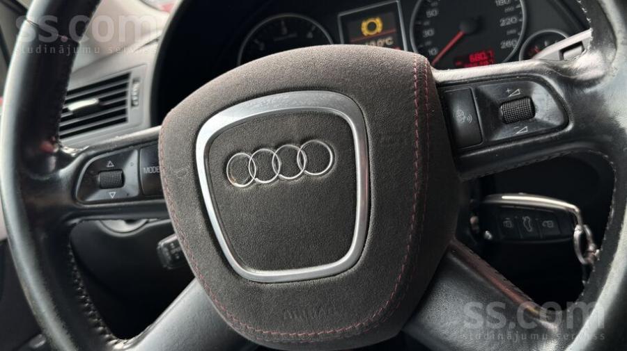 Black Audi A4 2007 in Riga, with an engine capacity of 2.00 L and mileage of 390 thousand km for 1490 €, photo 14 on AUTOMOTO.COM.LV