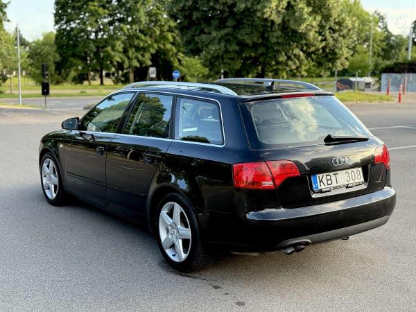 Black Audi A4 2007 in Vilnius, with an engine capacity of 2.00 L and mileage of 289 thousand km for 1850 €, photo 5 on AUTOMOTO.COM.LV