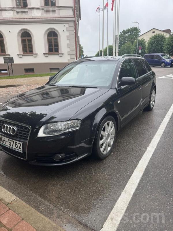 Black Audi A4 2007 in Liepaja, with an engine capacity of 3.00 L and mileage of 381 thousand km for 3200 €, photo 1 on AUTOMOTO.COM.LV