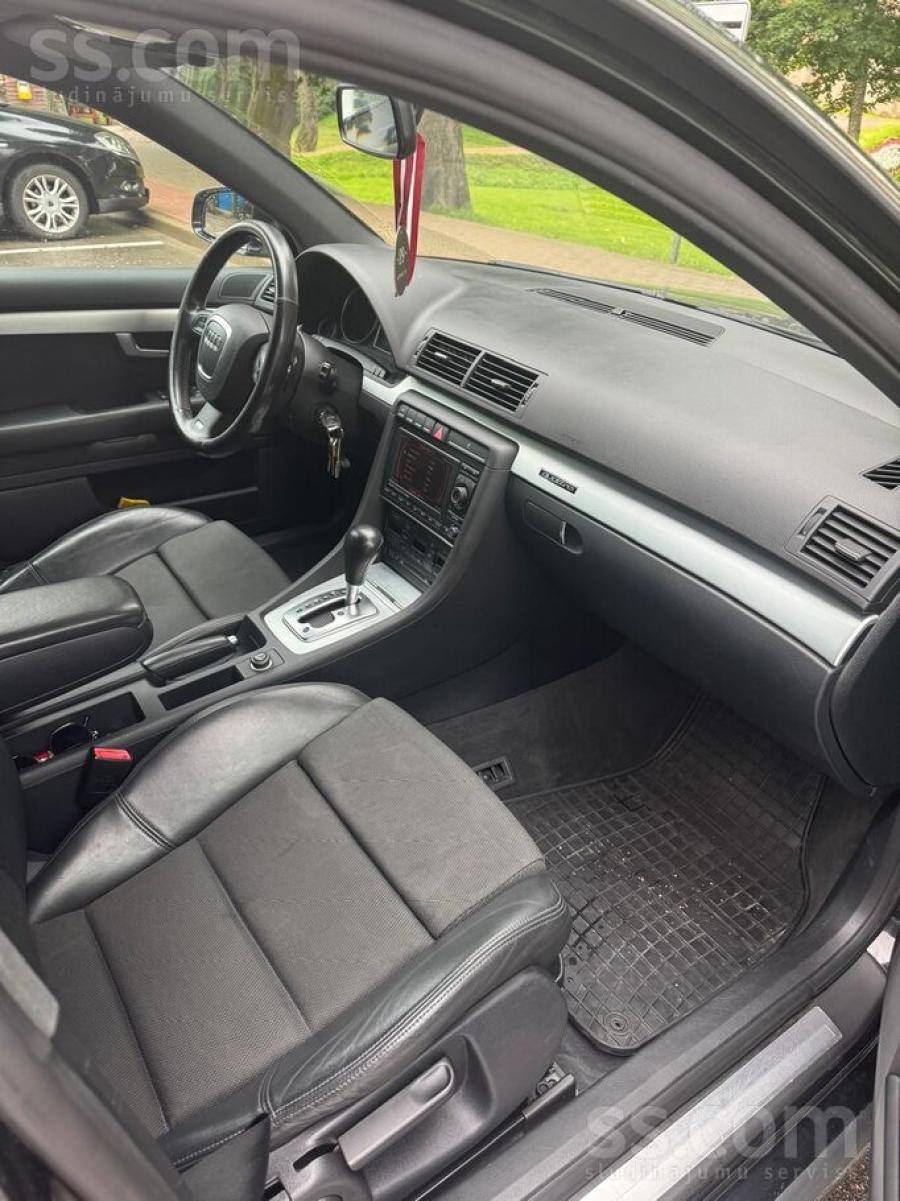 Melns Audi A4 2007 Liepāja, ar dzinēja tilpumu 3.00 L un nobraukumu 381 tūkst. km par 3200 €, foto 4 vietnē AUTOMOTO.COM.LV