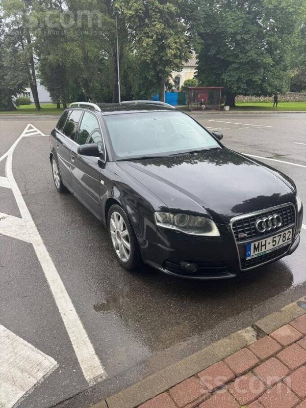 Black Audi A4 2007 in Liepaja, with an engine capacity of 3.00 L and mileage of 381 thousand km for 3200 €, photo 8 on AUTOMOTO.COM.LV