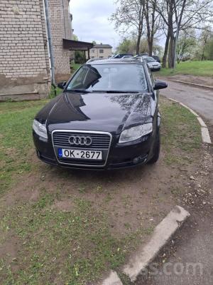 Black Audi A4 2007 in Jekabpils, with an engine capacity of 1.90 L and mileage of 210 thousand km for 3200 €, photo  on AUTOMOTO.COM.LV