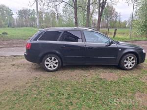 Black Audi A4 2007 in Jekabpils, with an engine capacity of 1.90 L and mileage of 210 thousand km for 3200 €, photo 3 on AUTOMOTO.COM.LV