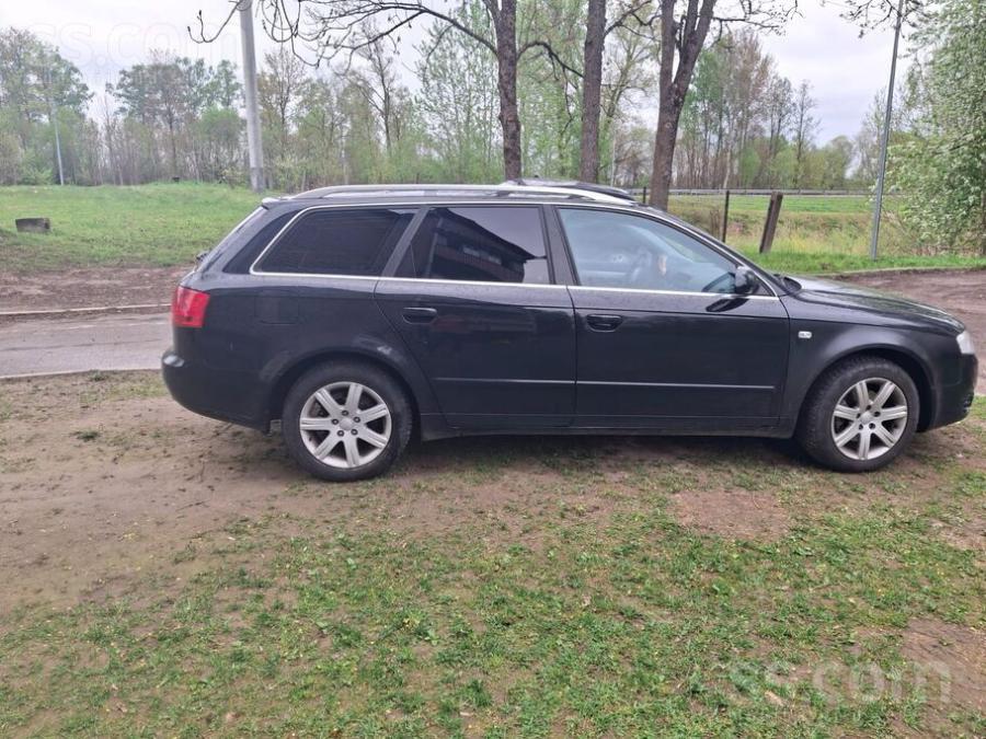 Black Audi A4 2007 in Jekabpils, with an engine capacity of 1.90 L and mileage of 210 thousand km for 3200 €, photo 3 on AUTOMOTO.COM.LV