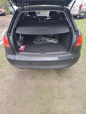 Black Audi A4 2007 in Jekabpils, with an engine capacity of 1.90 L and mileage of 210 thousand km for 3200 €, photo 6 on AUTOMOTO.COM.LV