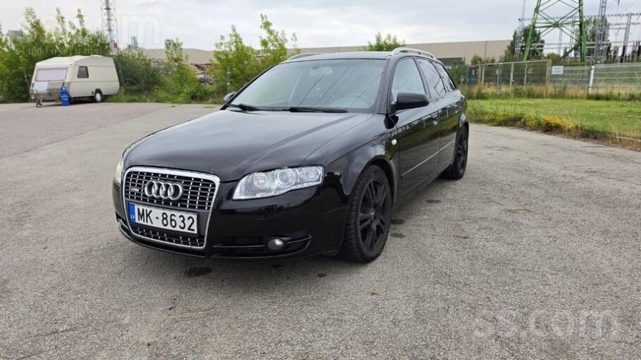 Black Audi A4 2007 in Riga, with an engine capacity of 2.70 L and mileage of 338 thousand km for 3200 €, photo 1 on AUTOMOTO.COM.LV