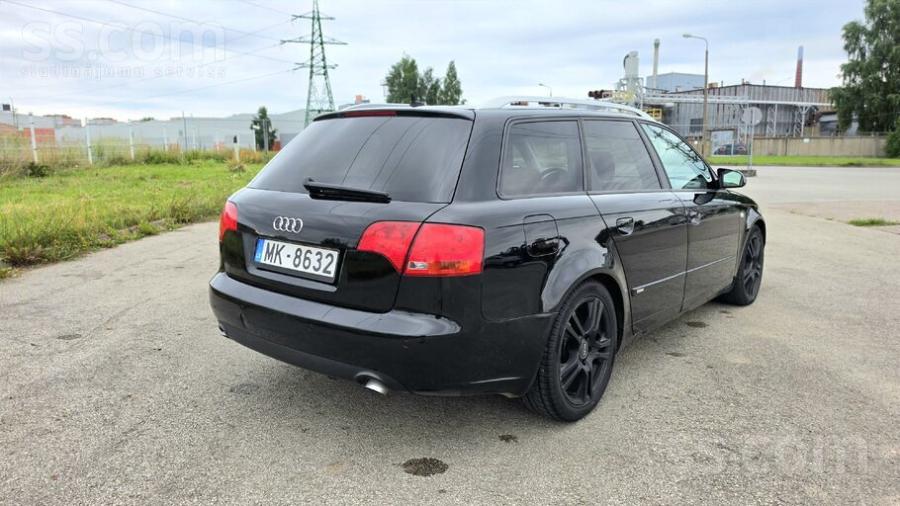 Black Audi A4 2007 in Riga, with an engine capacity of 2.70 L and mileage of 338 thousand km for 3200 €, photo 7 on AUTOMOTO.COM.LV