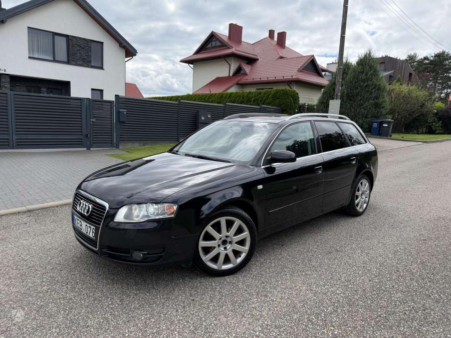Melns Audi A4 2007 Viļņa, ar dzinēja tilpumu 1.99 L un nobraukumu 240 tūkst. km par 3200 €, foto 4 vietnē AUTOMOTO.COM.LV