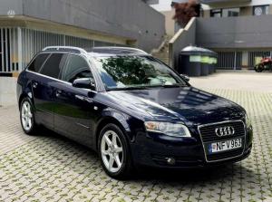 Melns Audi A4 2007 Viļņa, ar dzinēja tilpumu 2.00 L un nobraukumu 299 tūkst. km par 2900 €, foto  vietnē AUTOMOTO.COM.LV