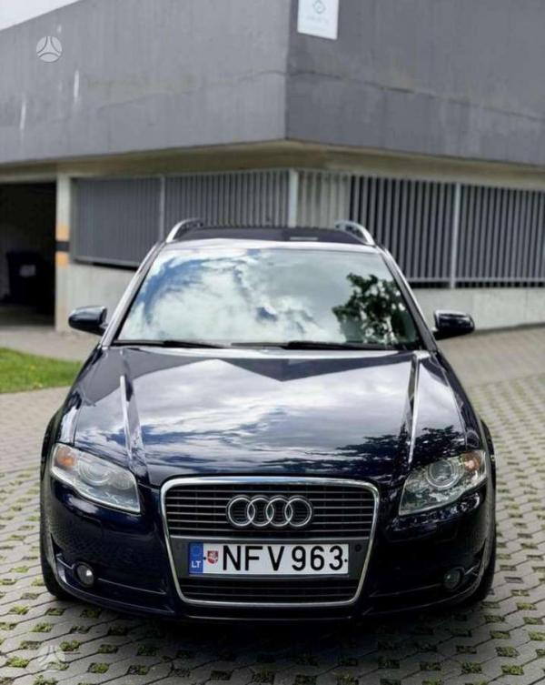Black Audi A4 2007 in Vilnius, with an engine capacity of 2.00 L and mileage of 299 thousand km for 2900 €, photo 3 on AUTOMOTO.COM.LV