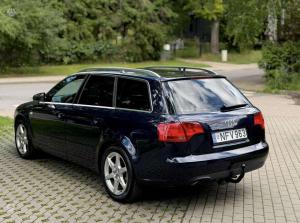 Black Audi A4 2007 in Vilnius, with an engine capacity of 2.00 L and mileage of 299 thousand km for 2900 €, photo 7 on AUTOMOTO.COM.LV