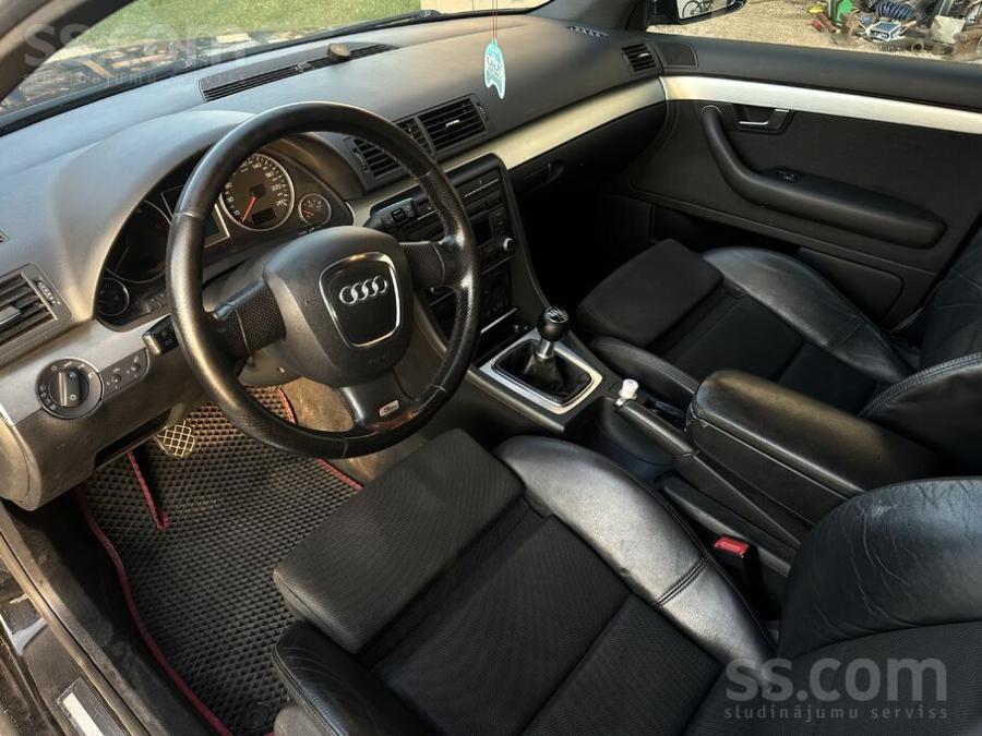 Melns Audi A4 2007 Rīga, ar dzinēja tilpumu 2.00 L un nobraukumu 327 tūkst. km par 2500 €, foto 6 vietnē AUTOMOTO.COM.LV