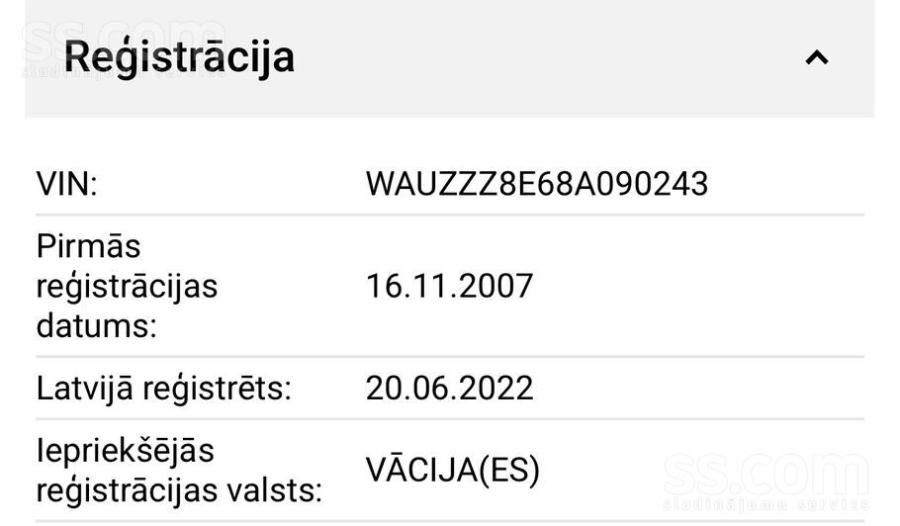 Черный Ауди А4 2007 в Валмиера, объемом двигателя 2.00 л и пробегом 345 тыс. км за 1750 €, фото 9 на AUTOMOTO.COM.LV
