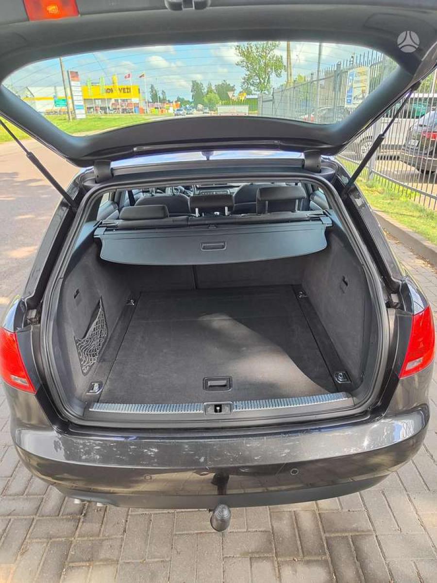 Black Audi A4 2007 in Marijampole, with an engine capacity of 1.97 L and mileage of 220 thousand km for 3500 €, photo 9 on AUTOMOTO.COM.LV
