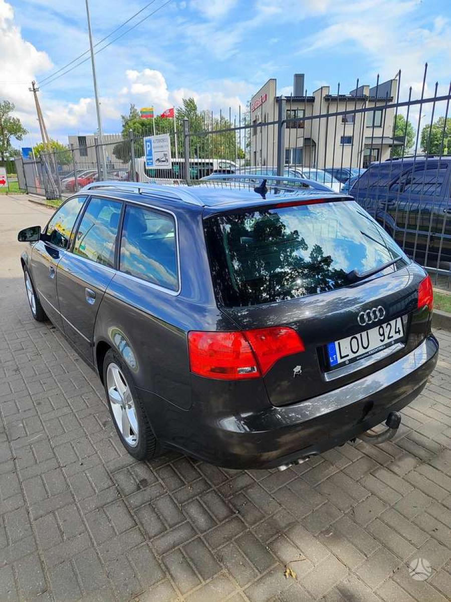 Black Audi A4 2007 in Marijampole, with an engine capacity of 1.97 L and mileage of 220 thousand km for 3500 €, photo 10 on AUTOMOTO.COM.LV