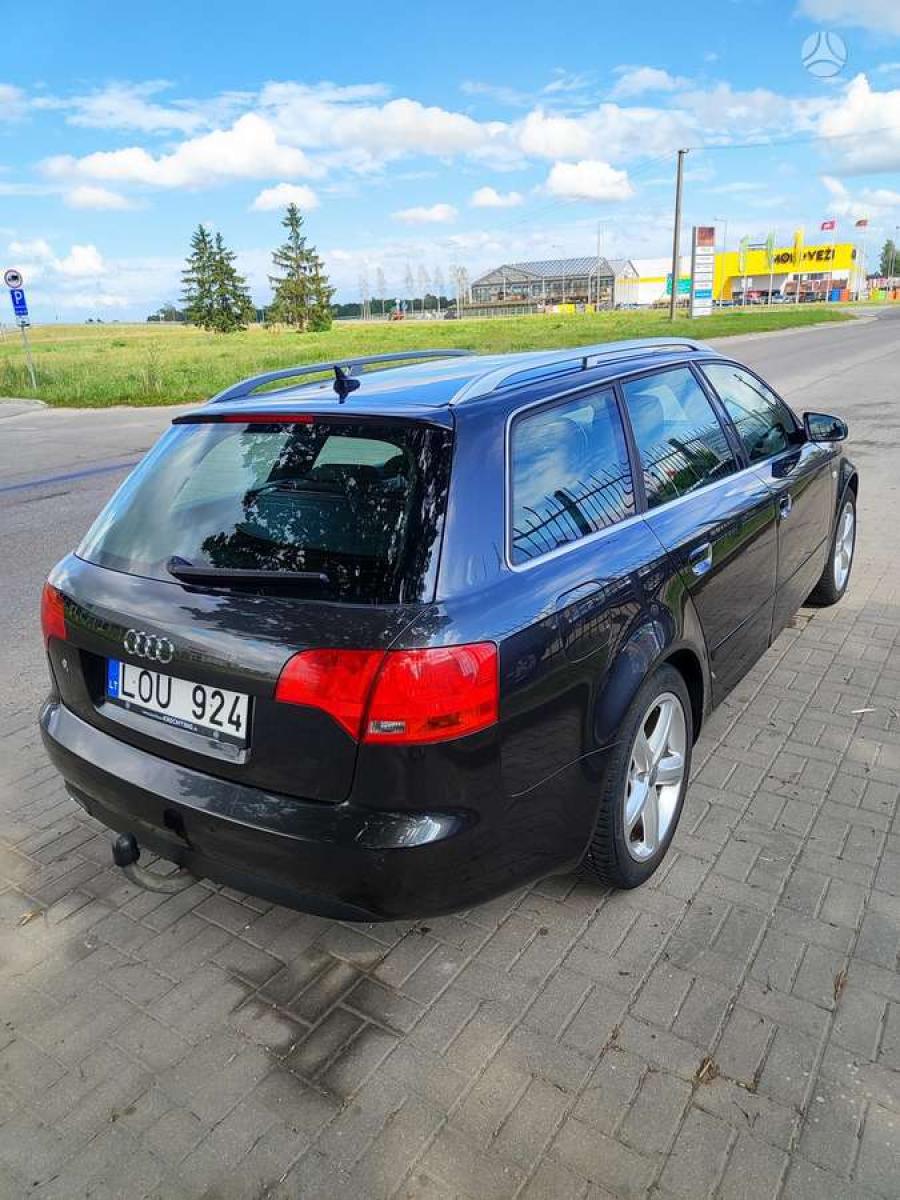 Black Audi A4 2007 in Marijampole, with an engine capacity of 1.97 L and mileage of 220 thousand km for 3500 €, photo 11 on AUTOMOTO.COM.LV