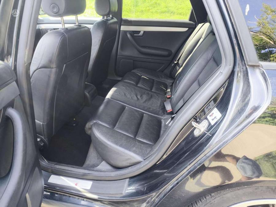 Melns Audi A4 2007 Panevēža, ar dzinēja tilpumu 1.97 L un nobraukumu 362 tūkst. km par 2200 €, foto 12 vietnē AUTOMOTO.COM.LV