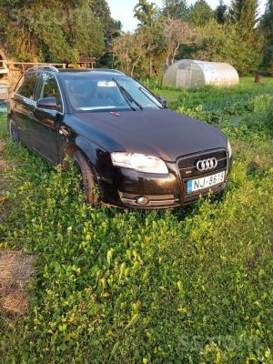 Black Audi A4 2007 in Saldus, with an engine capacity of 2.00 L and mileage of 0 thousand km for 750 €, photo 3 on AUTOMOTO.COM.LV