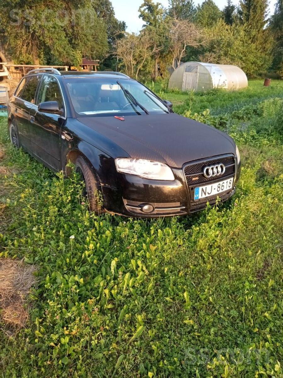 Black Audi A4 2007 in Saldus, with an engine capacity of 2.00 L and mileage of 0 thousand km for 750 €, photo 3 on AUTOMOTO.COM.LV