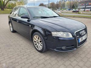Black Audi A4 2007 in Alytus, with an engine capacity of 1.97 L and mileage of 334 thousand km for 2550 €, photo 3 on AUTOMOTO.COM.LV