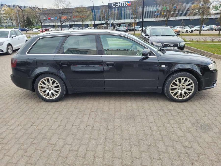 Black Audi A4 2007 in Alytus, with an engine capacity of 1.97 L and mileage of 334 thousand km for 2550 €, photo 5 on AUTOMOTO.COM.LV