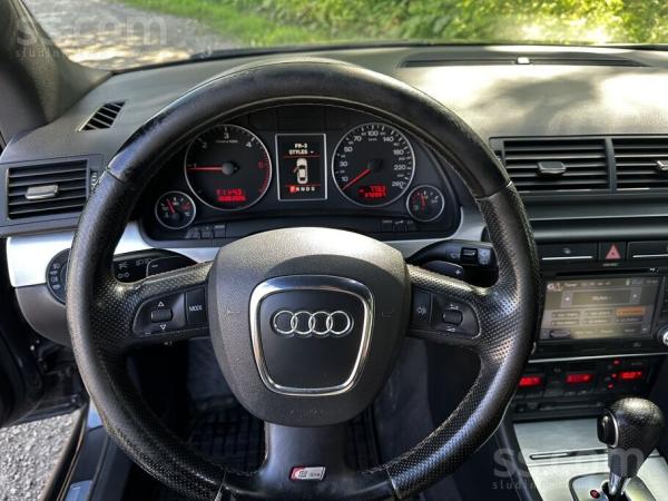 Melns Audi A4 2007 Rīga, ar dzinēja tilpumu 2.00 L un nobraukumu 373 tūkst. km par 4200 €, foto 5 vietnē AUTOMOTO.COM.LV