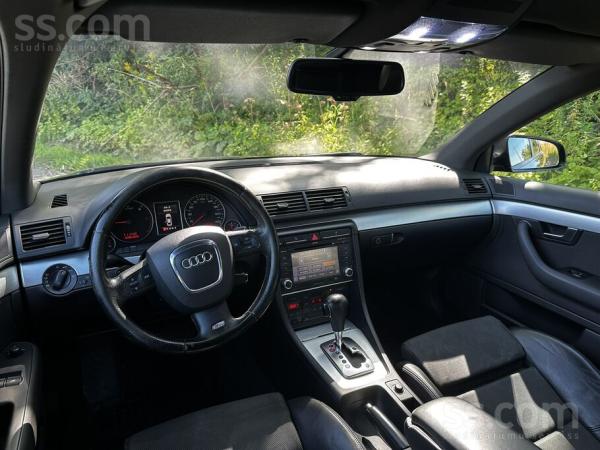 Melns Audi A4 2007 Rīga, ar dzinēja tilpumu 2.00 L un nobraukumu 373 tūkst. km par 4200 €, foto 8 vietnē AUTOMOTO.COM.LV