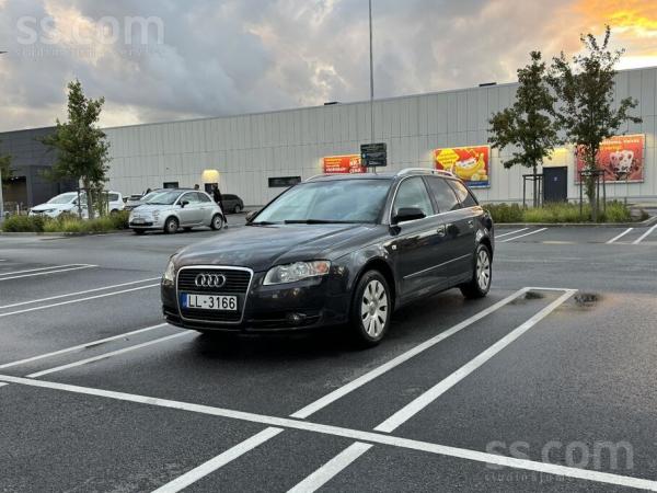 Black Audi A4 2007 in Riga, with an engine capacity of 2.00 L and mileage of 422 thousand km for 2850 €, photo 2 on AUTOMOTO.COM.LV
