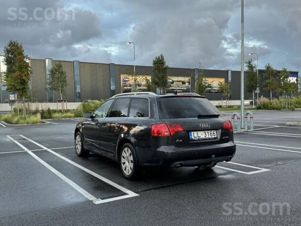 Black Audi A4 2007 in Riga, with an engine capacity of 2.00 L and mileage of 422 thousand km for 2850 €, photo 3 on AUTOMOTO.COM.LV