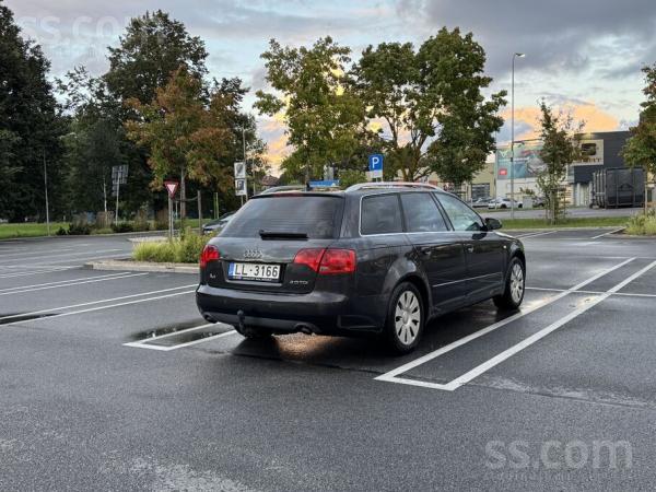 Black Audi A4 2007 in Riga, with an engine capacity of 2.00 L and mileage of 422 thousand km for 2850 €, photo 4 on AUTOMOTO.COM.LV