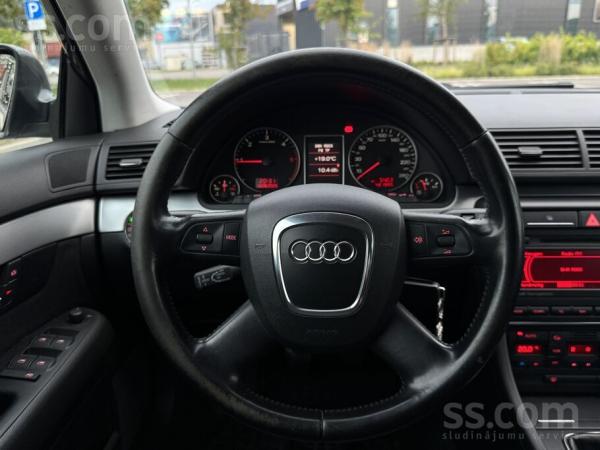 Black Audi A4 2007 in Riga, with an engine capacity of 2.00 L and mileage of 422 thousand km for 2850 €, photo 7 on AUTOMOTO.COM.LV