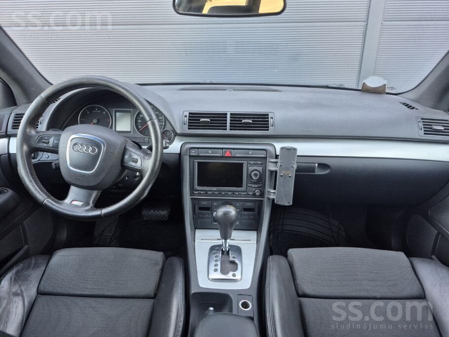Melns Audi A4 2007 Rīga, ar dzinēja tilpumu 2.00 L un nobraukumu 275 tūkst. km par 3950 €, foto 12 vietnē AUTOMOTO.COM.LV