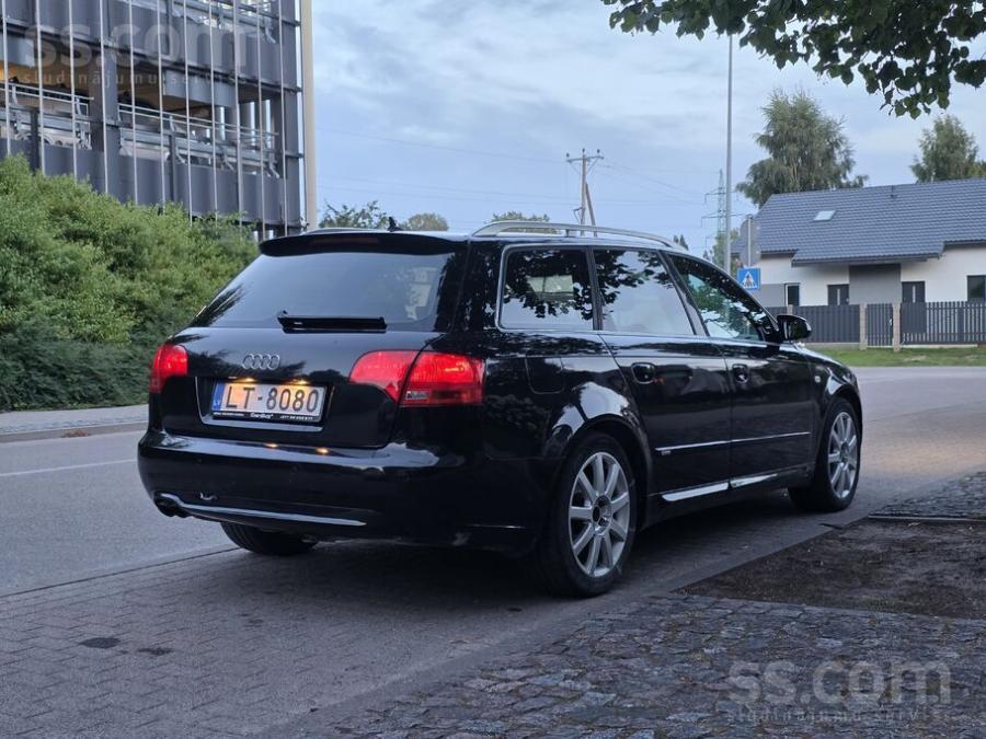 Melns Audi A4 2007 Rīga, ar dzinēja tilpumu 2.00 L un nobraukumu 265 tūkst. km par 2750 €, foto 4 vietnē AUTOMOTO.COM.LV