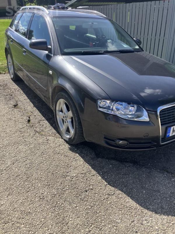 Black Audi A4 2007 in Aizkraukle, with an engine capacity of 2.00 L and mileage of 440 thousand km for 2200 €, photo 1 on AUTOMOTO.COM.LV
