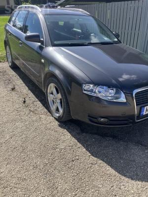 Black Audi A4 2007 in Aizkraukle, with an engine capacity of 2.00 L and mileage of 440 thousand km for 2200 €, photo  on AUTOMOTO.COM.LV