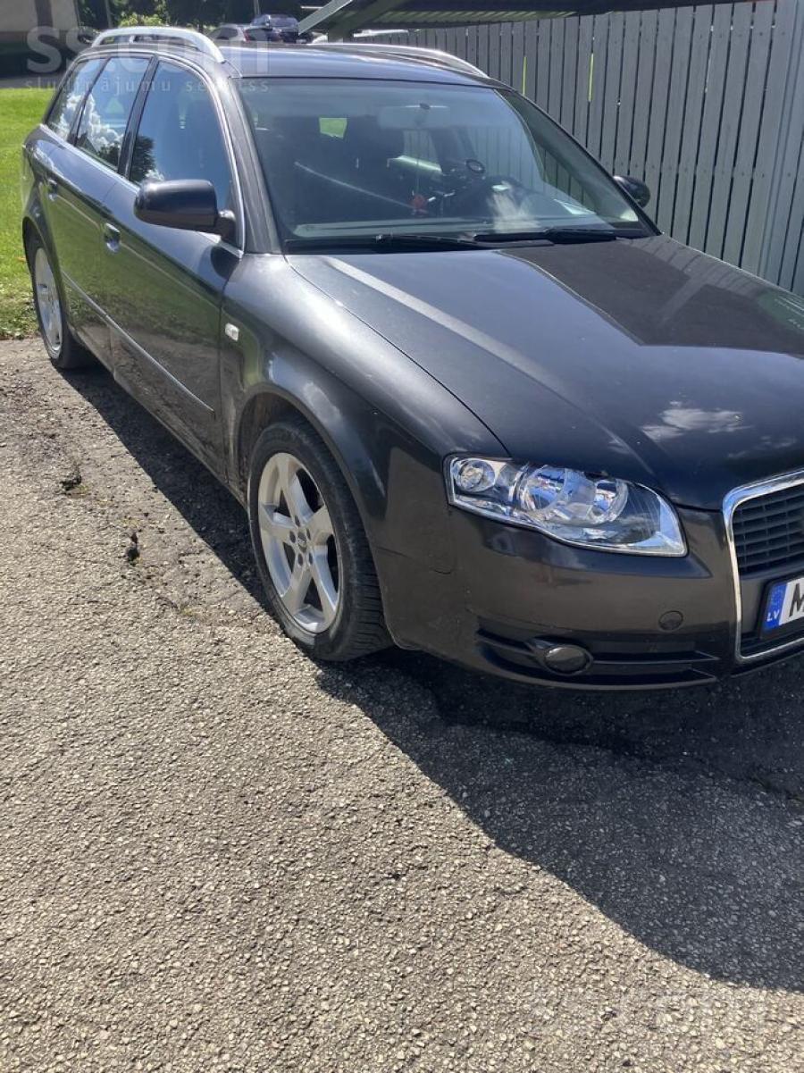 Black Audi A4 2007 in Aizkraukle, with an engine capacity of 2.00 L and mileage of 440 thousand km for 2200 €, photo 1 on AUTOMOTO.COM.LV