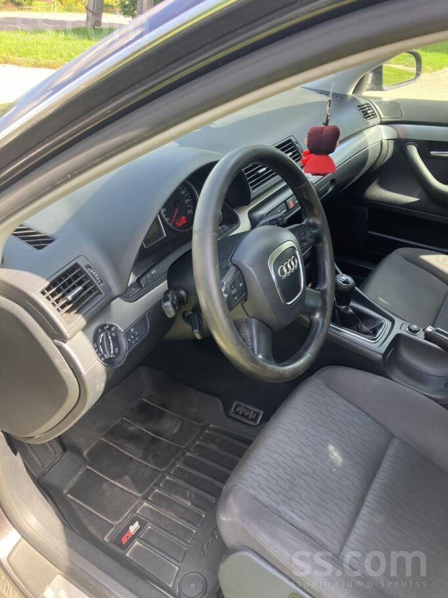 Black Audi A4 2007 in Aizkraukle, with an engine capacity of 2.00 L and mileage of 440 thousand km for 2200 €, photo 5 on AUTOMOTO.COM.LV
