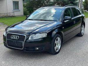 Melns Audi A4 2007 Utena, ar dzinēja tilpumu 1.99 L un nobraukumu 290 tūkst. km par 3100 €, foto  vietnē AUTOMOTO.COM.LV