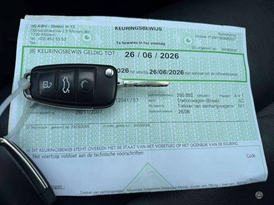 Melns Audi A4 2007 Utena, ar dzinēja tilpumu 1.99 L un nobraukumu 290 tūkst. km par 3100 €, foto 19 vietnē AUTOMOTO.COM.LV