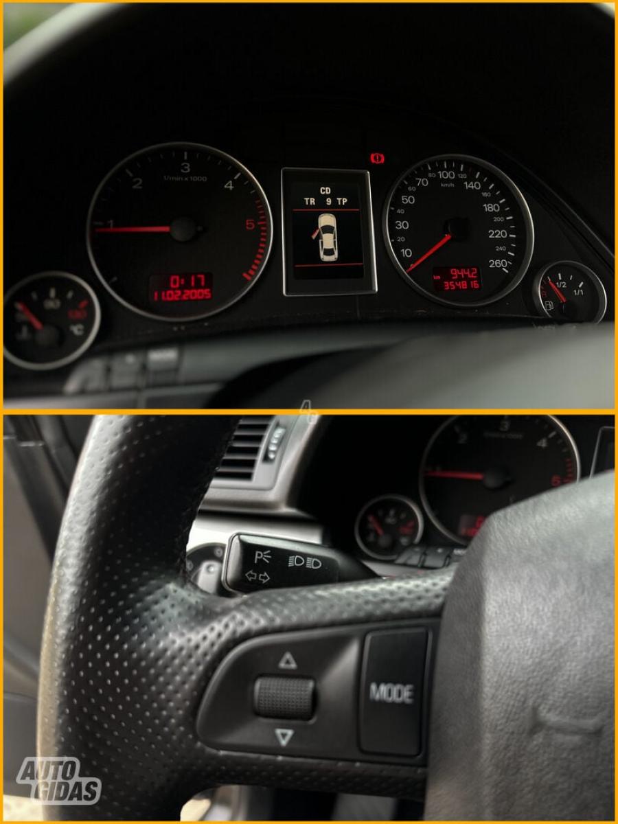 Melns Audi A4 2007 Kauņa, ar dzinēja tilpumu 2.00 L un nobraukumu 354 tūkst. km par 3950 €, foto 27 vietnē AUTOMOTO.COM.LV