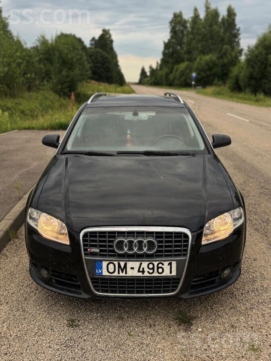 Melns Audi A4 2007 Krāslava, ar dzinēja tilpumu 2.00 L un nobraukumu 280 tūkst. km par 4100 €, foto 1 vietnē AUTOMOTO.COM.LV