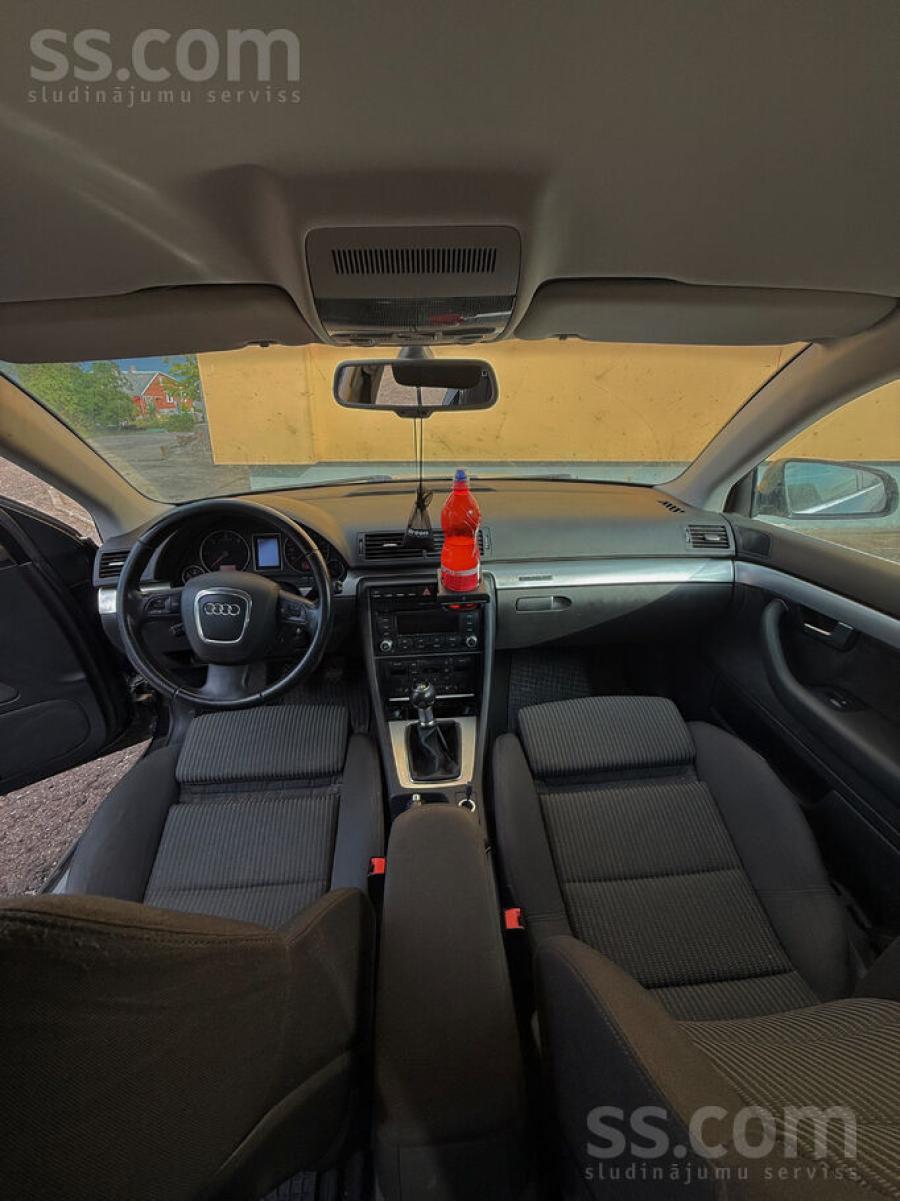 Melns Audi A4 2007 Krāslava, ar dzinēja tilpumu 2.00 L un nobraukumu 280 tūkst. km par 4100 €, foto 6 vietnē AUTOMOTO.COM.LV
