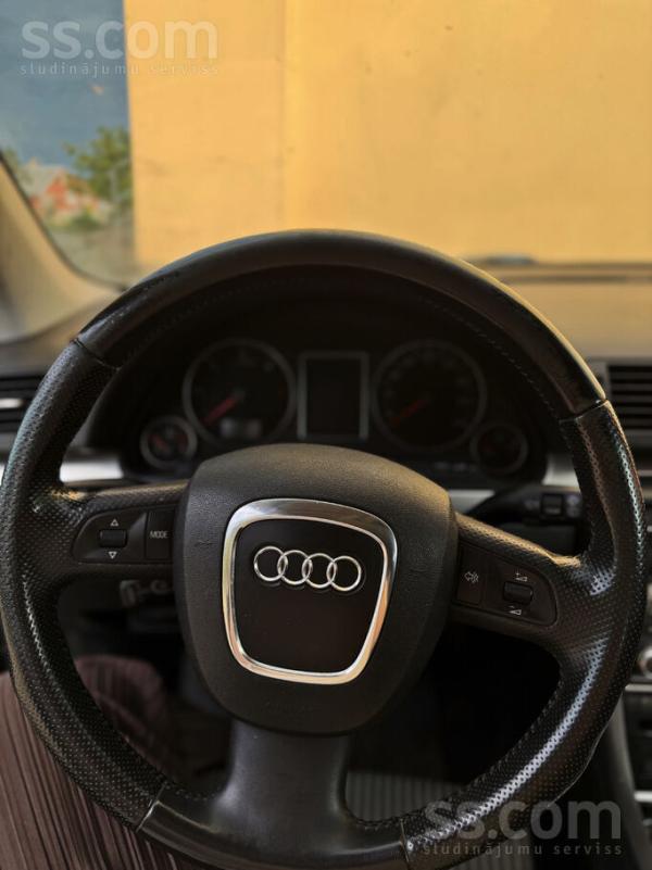 Black Audi A4 2007 in Kraslava, with an engine capacity of 2.00 L and mileage of 280 thousand km for 4100 €, photo 6 on AUTOMOTO.COM.LV
