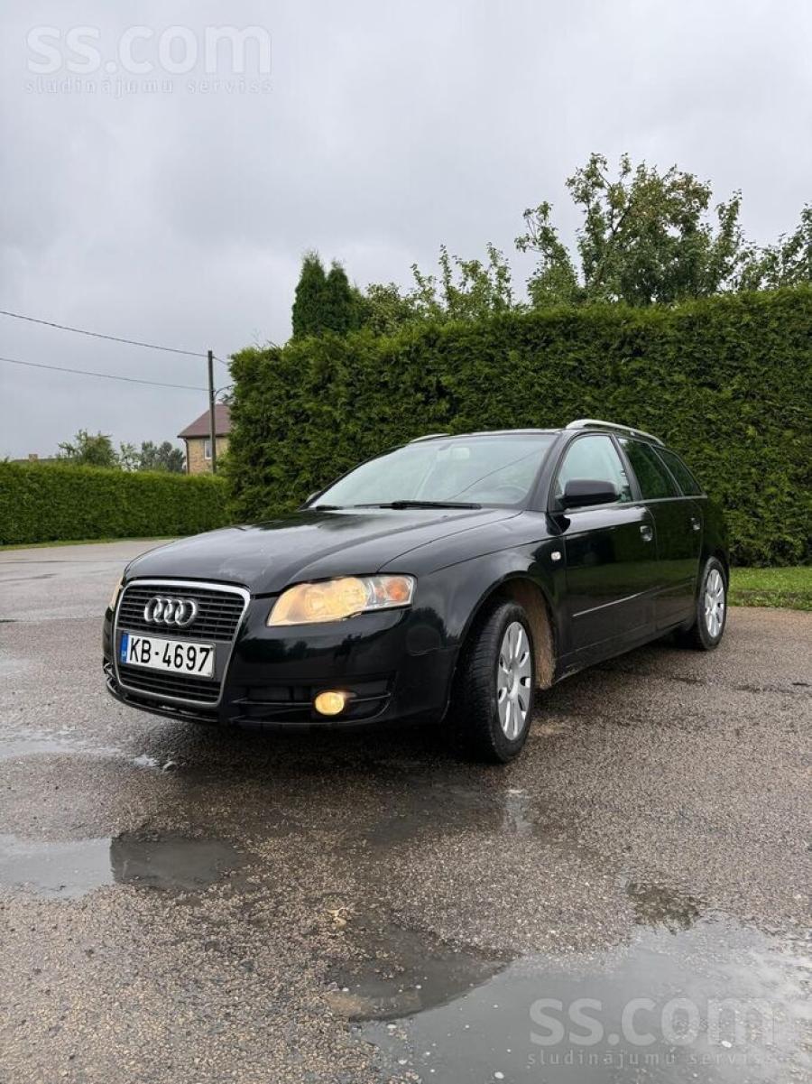 Melns Audi A4 2007 Rīga, ar dzinēja tilpumu 2.00 L un nobraukumu 340 tūkst. km par 1700 €, foto 1 vietnē AUTOMOTO.COM.LV