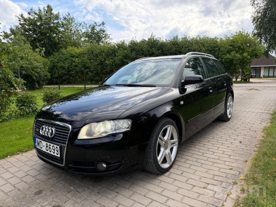 Black Audi A4 2007 in Tukums, with an engine capacity of 2.00 L and mileage of 325 thousand km for 2990 €, photo 3 on AUTOMOTO.COM.LV